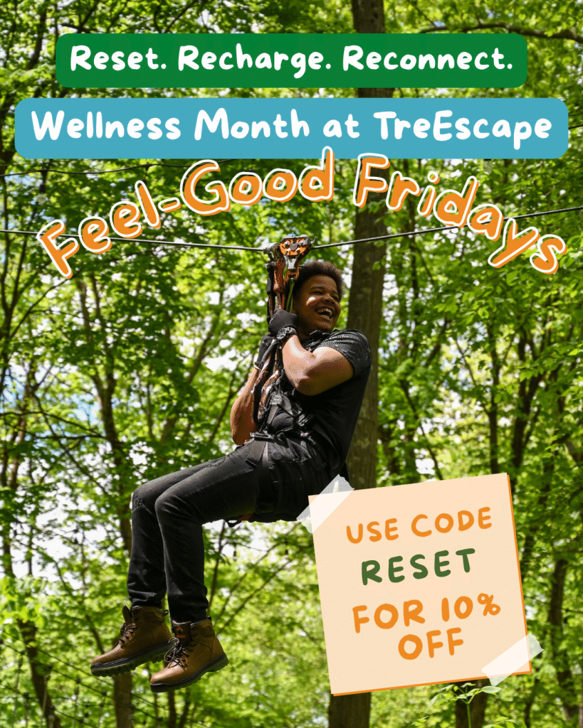 Wellness Month: Feel-Good Fridays at TreEscape - TreEscape Adventure Park